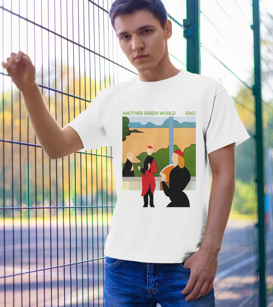 Another Green World Eno Album Artwork Geometric Figures T-Shirt
