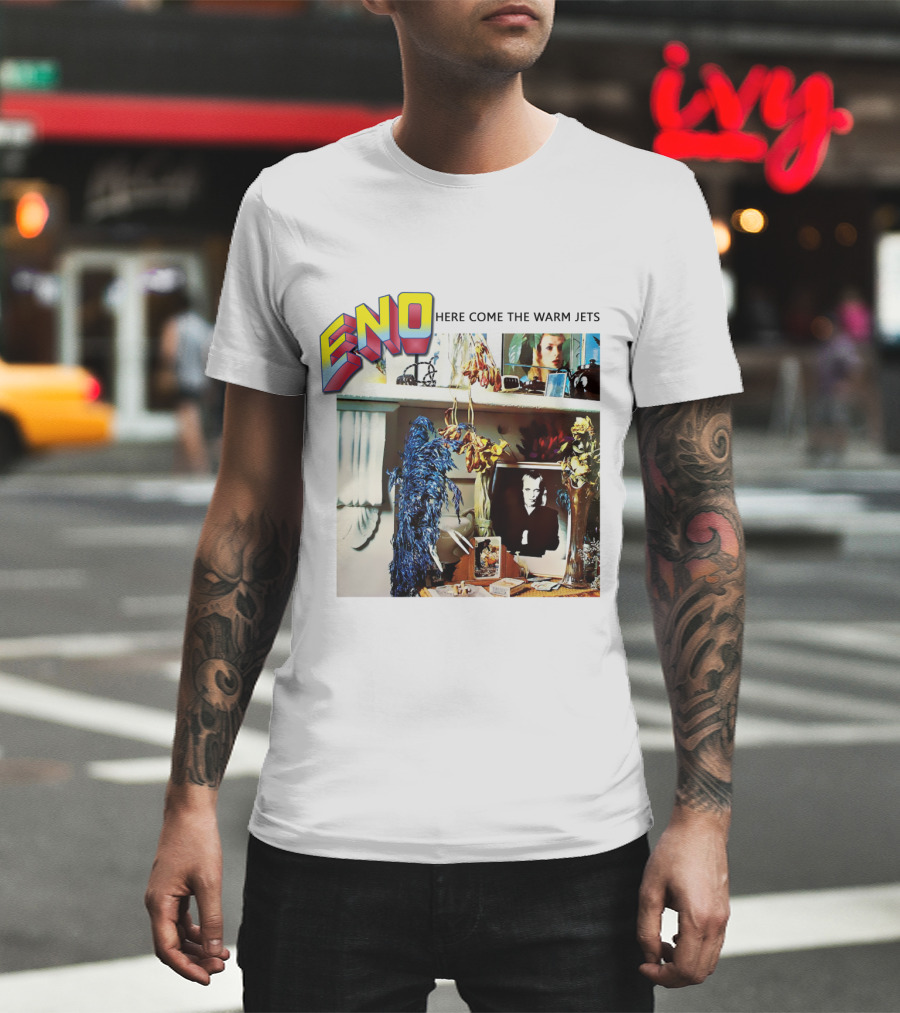 ENO Here Come The Warm Jets Vibrant Album Imagery T-Shirt