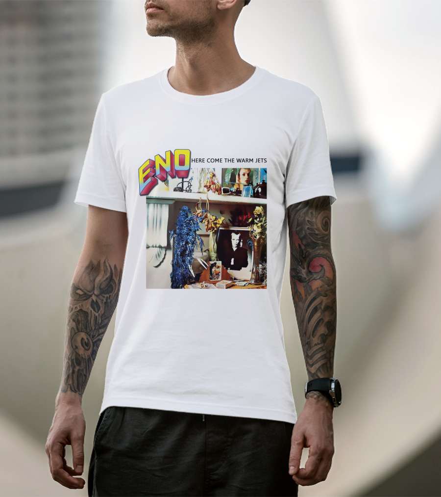 ENO Here Come The Warm Jets Vibrant Album Imagery T-Shirt