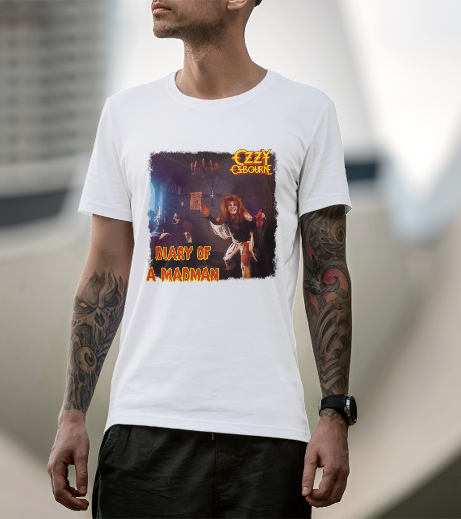 Ozzy Osbourne Diary Of A Madman Album Cover T-Shirt