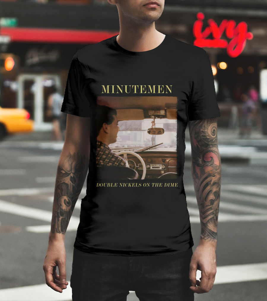 Minutemen Double Nickels On The Dime Album Cover Driving Scene T-Shirt