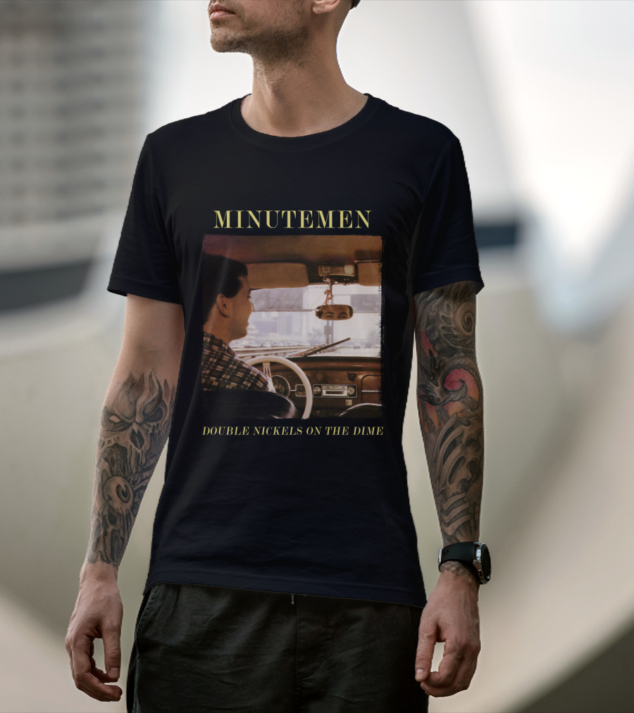Minutemen Double Nickels On The Dime Album Cover Driving Scene T-Shirt