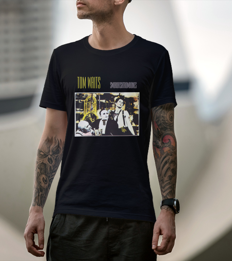 Tom Waits Swordfishtrombones Album Cover T-Shirt