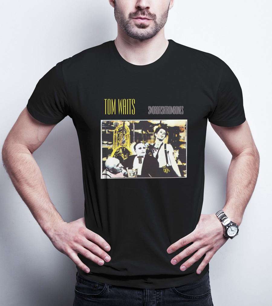 Tom Waits Swordfishtrombones Album Cover T-Shirt