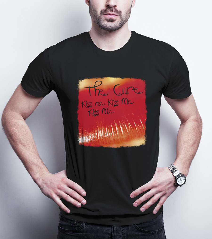 The Cure Kiss Me Kiss Me Kiss Me Red Lips T-Shirt