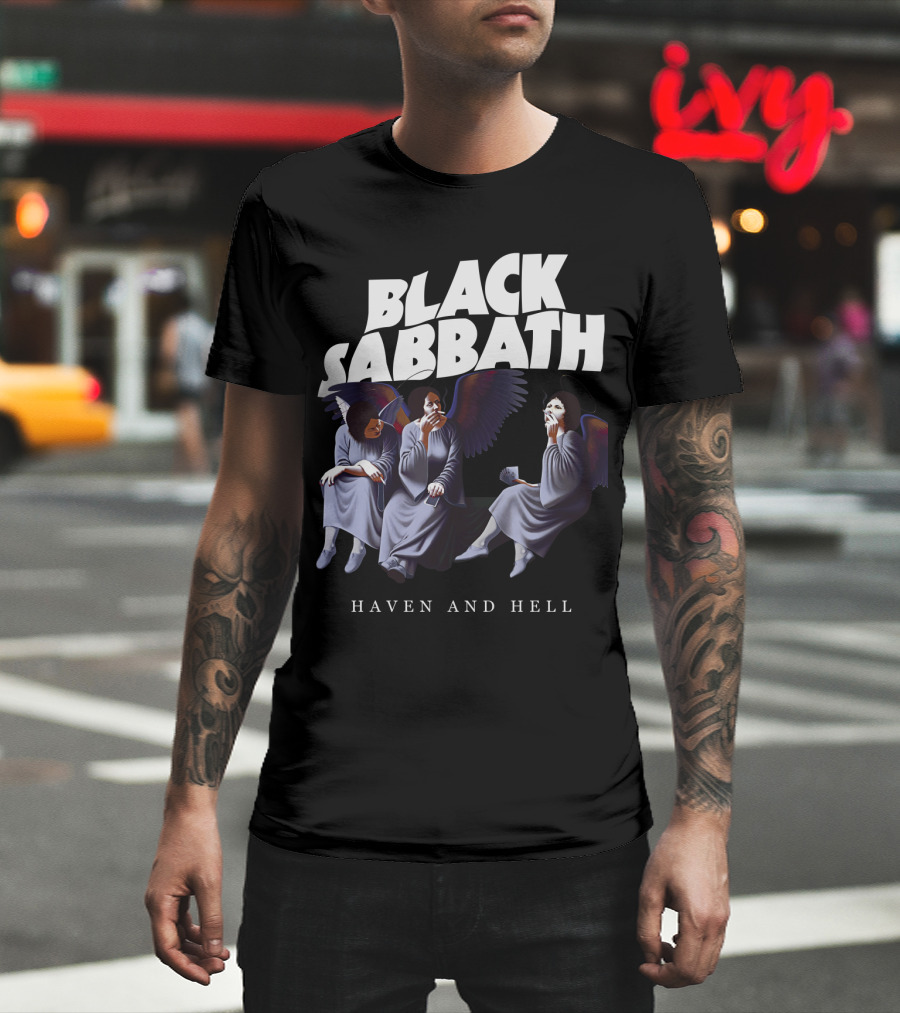 Black Sabbath Heaven And Hell Angels T-Shirt