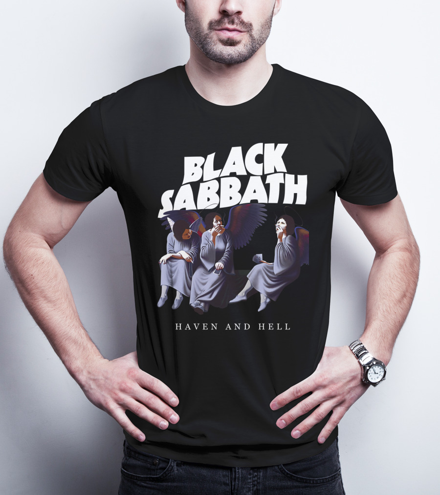 Black Sabbath Heaven And Hell Angels T-Shirt