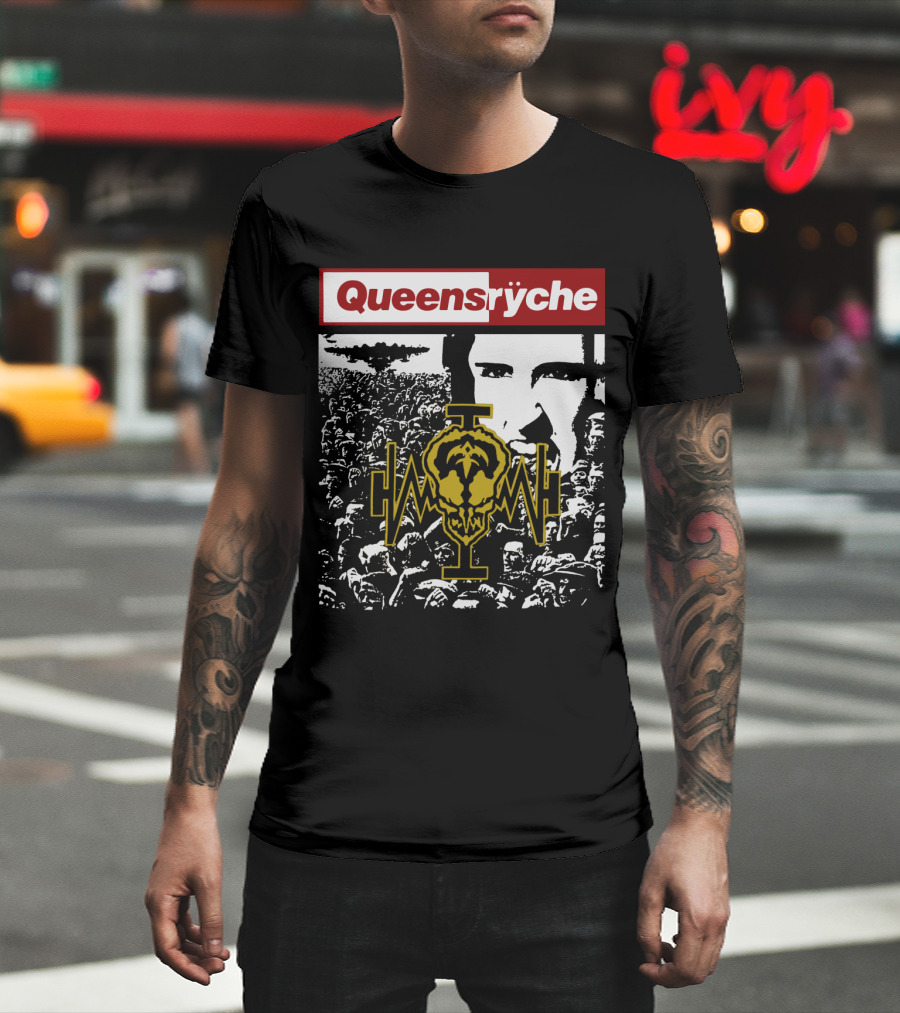 Queensrÿche Operation Mindcrime Album Artwork Iconic Skull T-Shirt