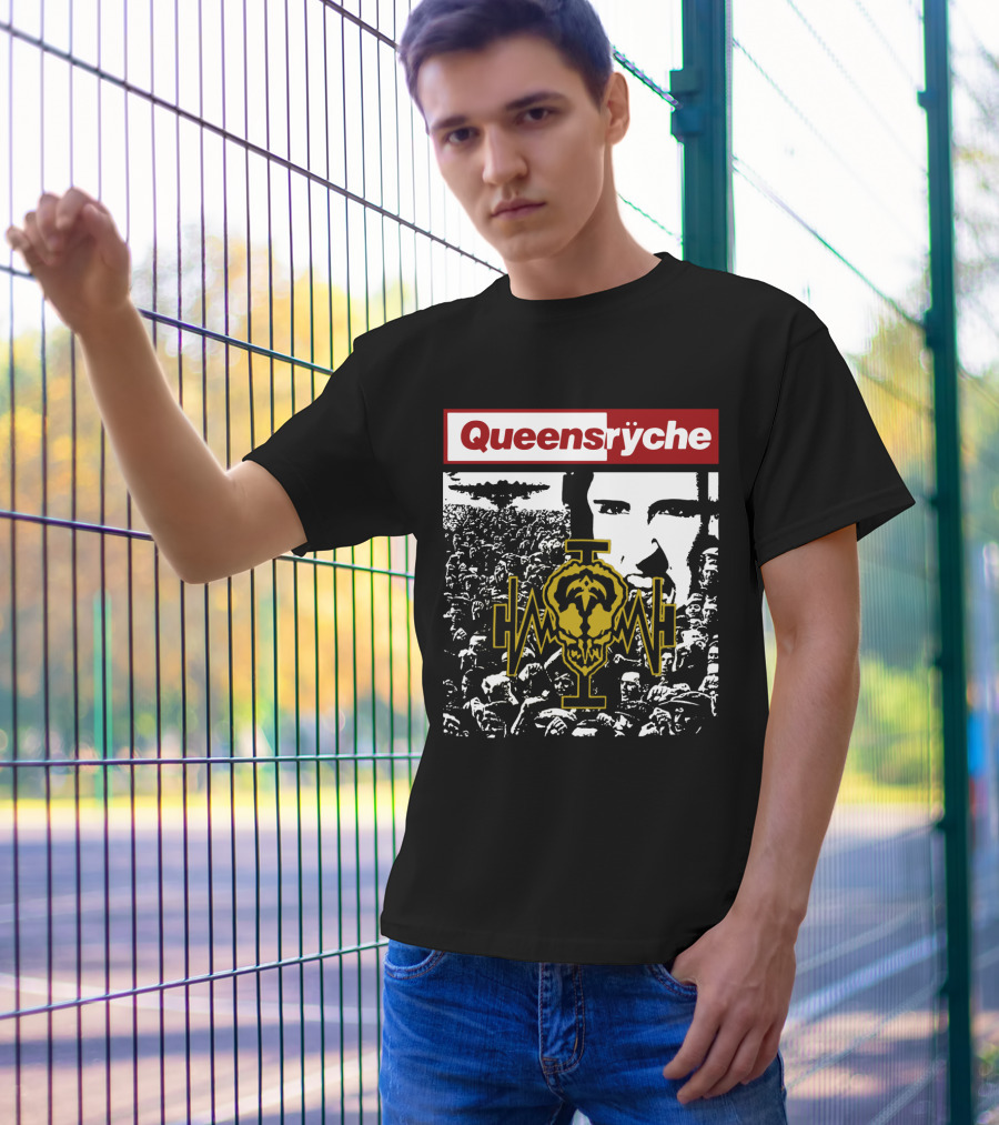Queensrÿche Operation Mindcrime Album Artwork Iconic Skull T-Shirt