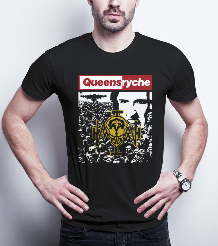 Queensrÿche Operation Mindcrime Album Artwork Iconic Skull T-Shirt