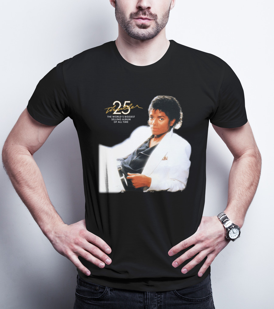 25 Thriller The World's Biggest Selling Album Of All Time T-Shirt