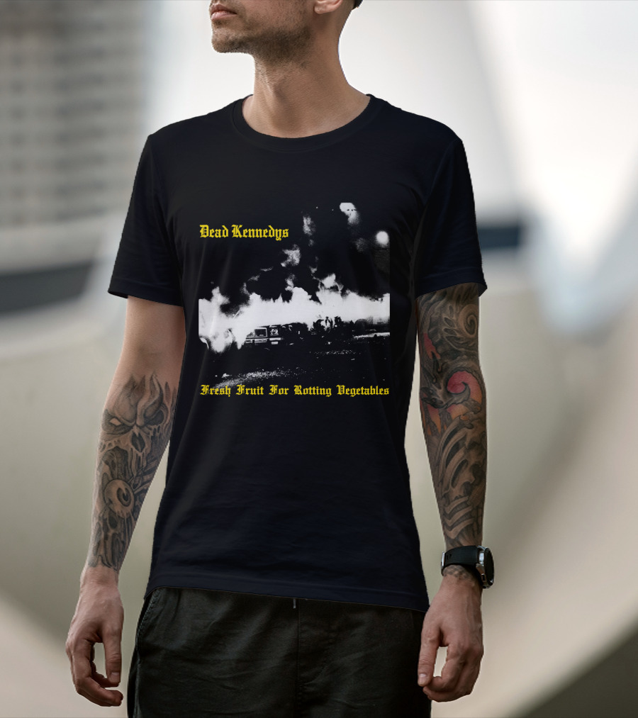 Dead Kennedys Fresh Fruit For Rotting Vegetables Burning Cars Scene T-Shirt