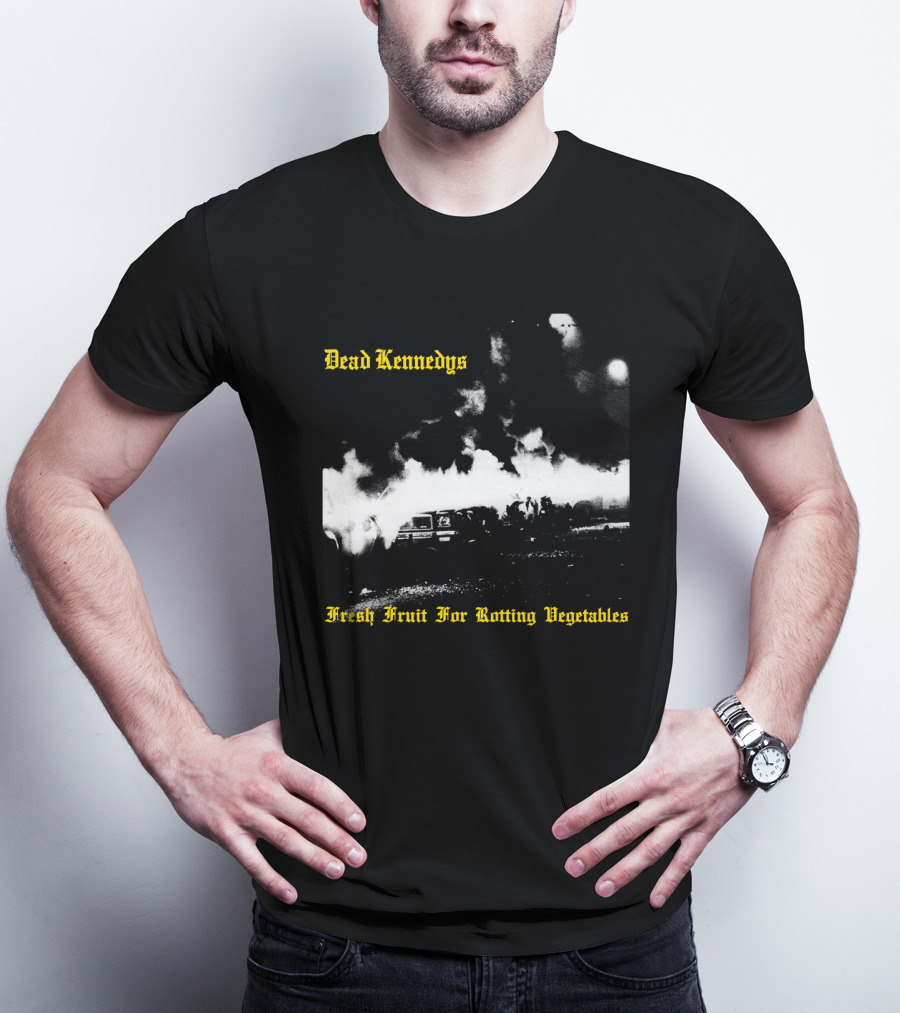 Dead Kennedys Fresh Fruit For Rotting Vegetables Burning Cars Scene T-Shirt