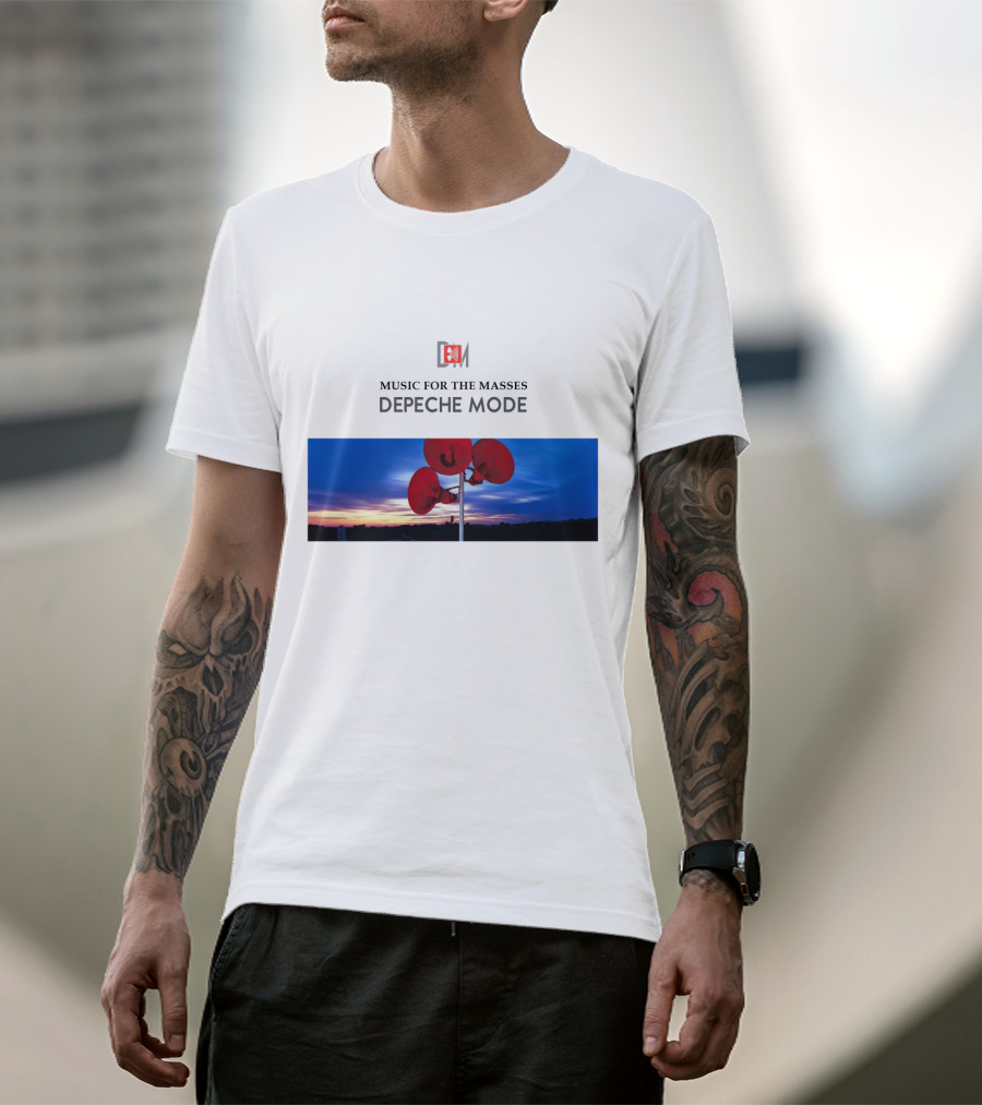 DEPECHE MODE Music For The Masses Sunset Speakers T-Shirt