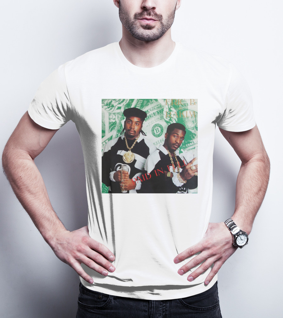 Eric B And Rakim Paid In Full Vintage Hip-Hop Album Cover T-Shirt