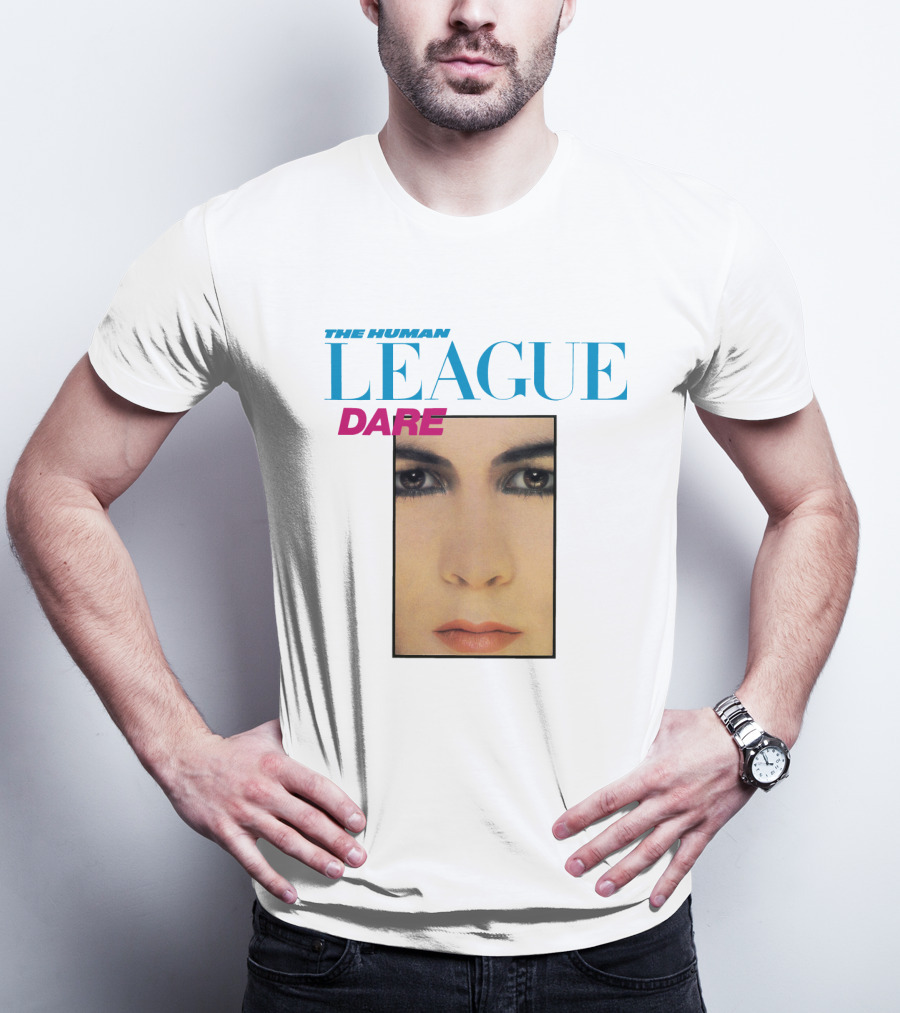 The Human League Dare Album Cover Art Face T-Shirt