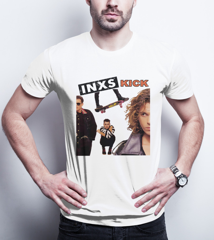 Inxs Kick Skateboard Punk Style T-Shirt