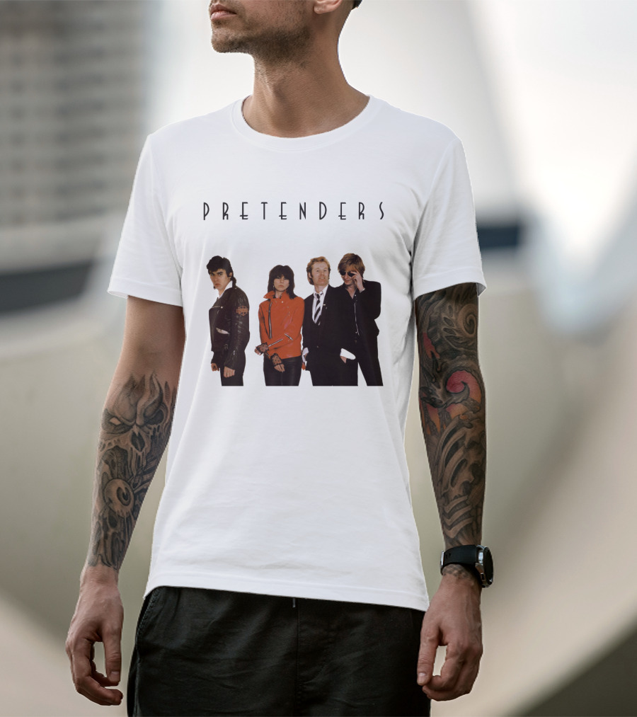 Pretenders Band Classic Album Cover Featuring Iconic Lineup T-Shirt