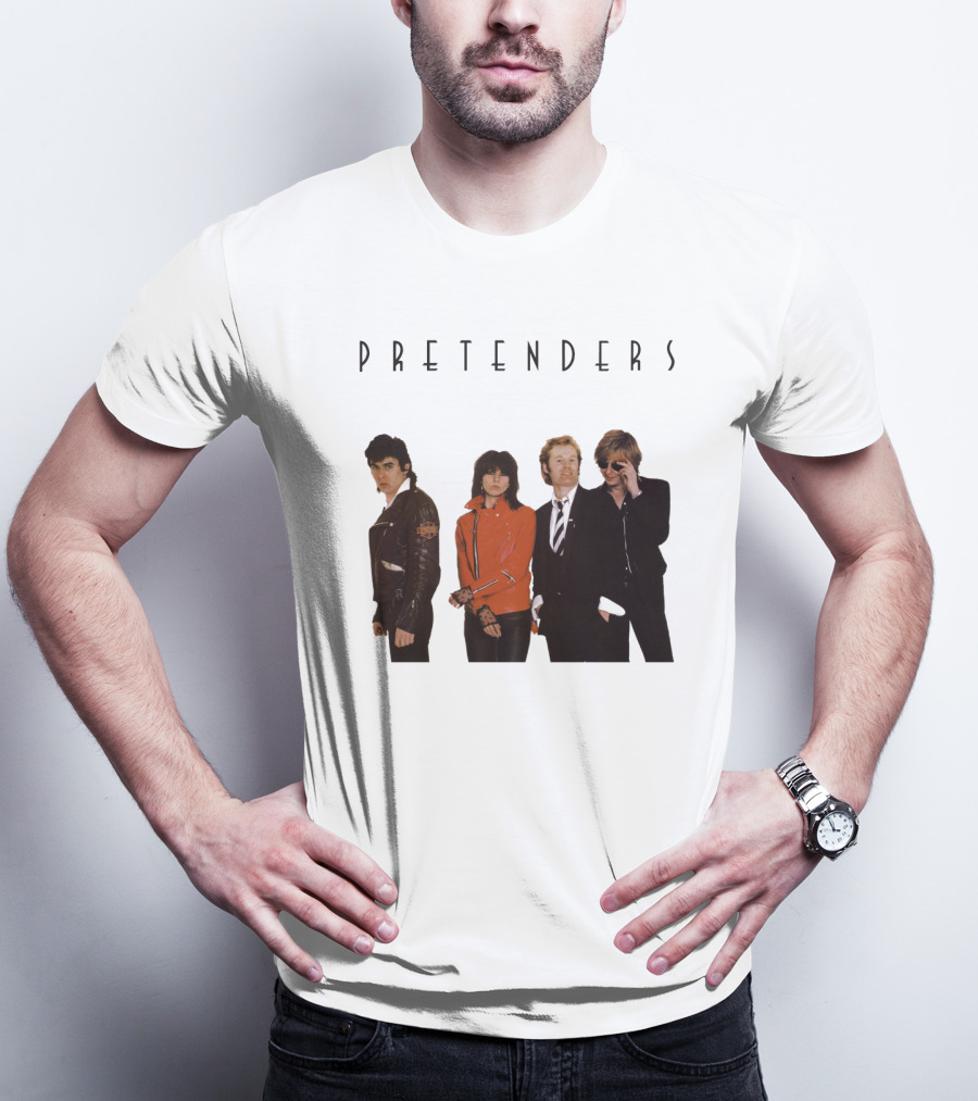 Pretenders Band Classic Album Cover Featuring Iconic Lineup T-Shirt