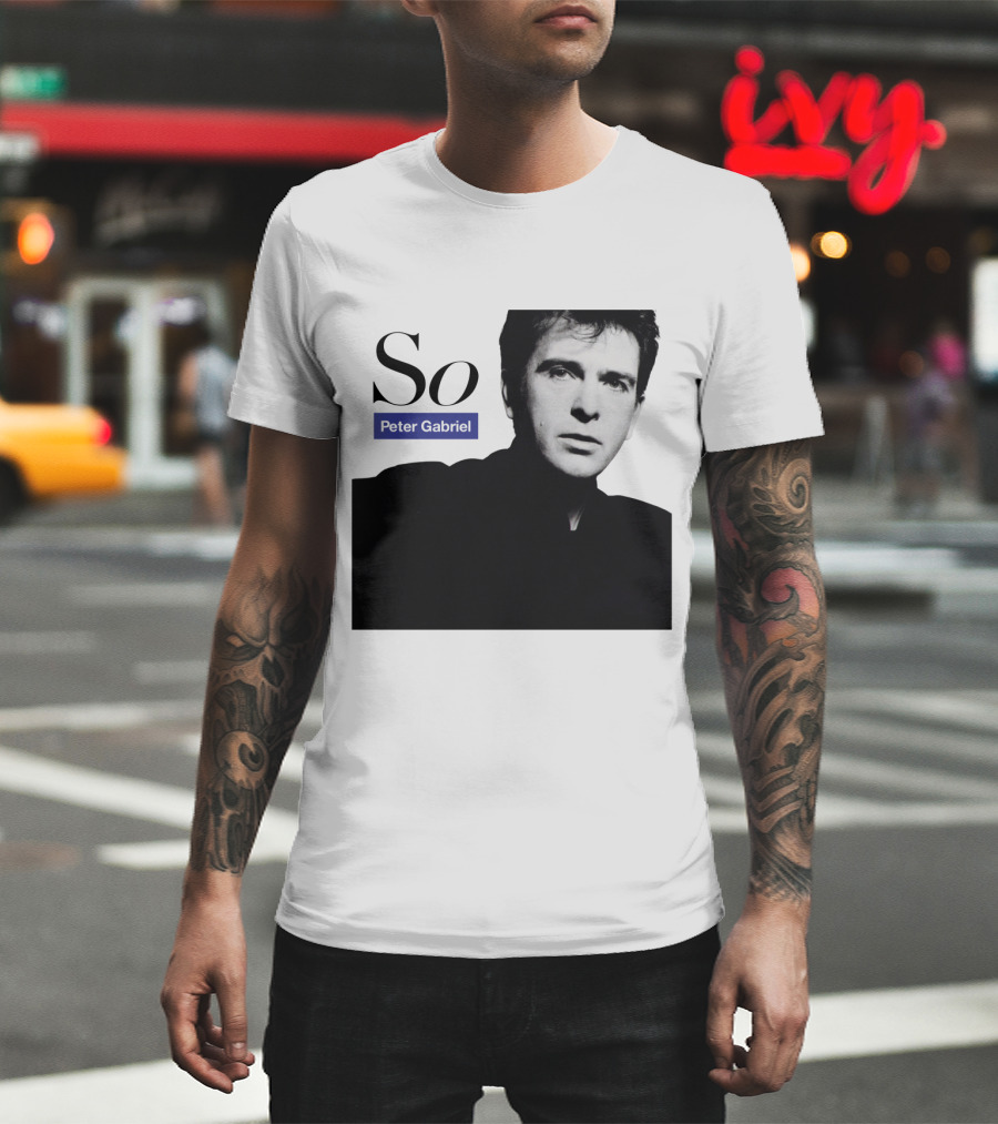 So Peter Gabriel Album Cover T-Shirt