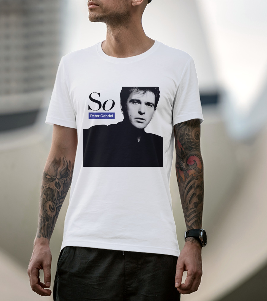 So Peter Gabriel Album Cover T-Shirt