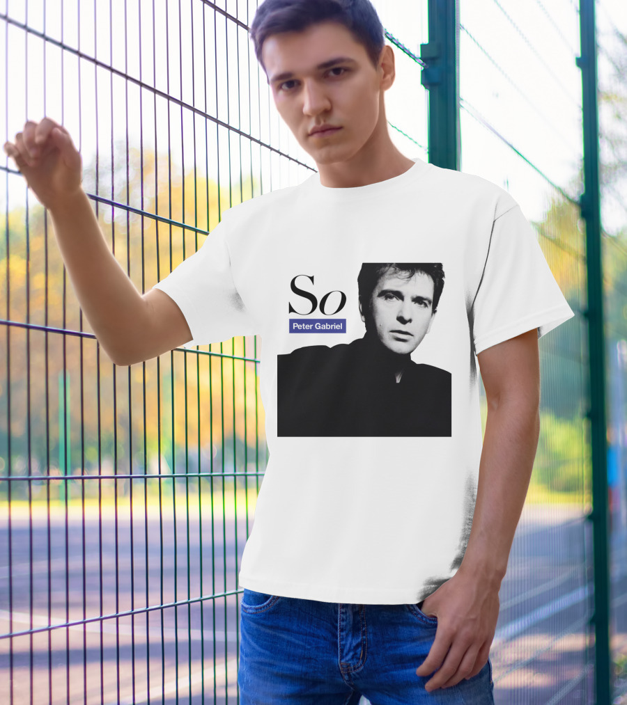 So Peter Gabriel Album Cover T-Shirt