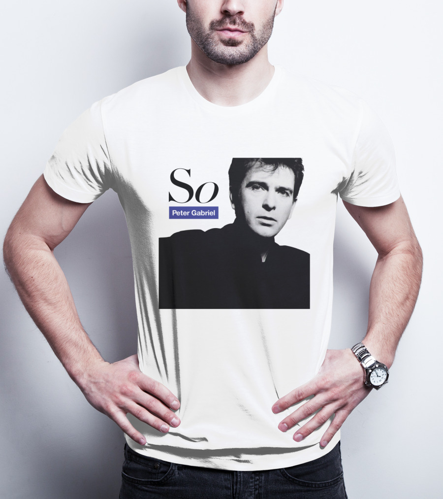 So Peter Gabriel Album Cover T-Shirt