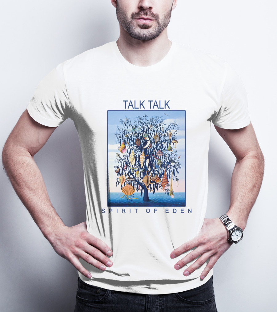 Talk Talk Spirit Of Eden Tree With Shells And Leaves T-Shirt