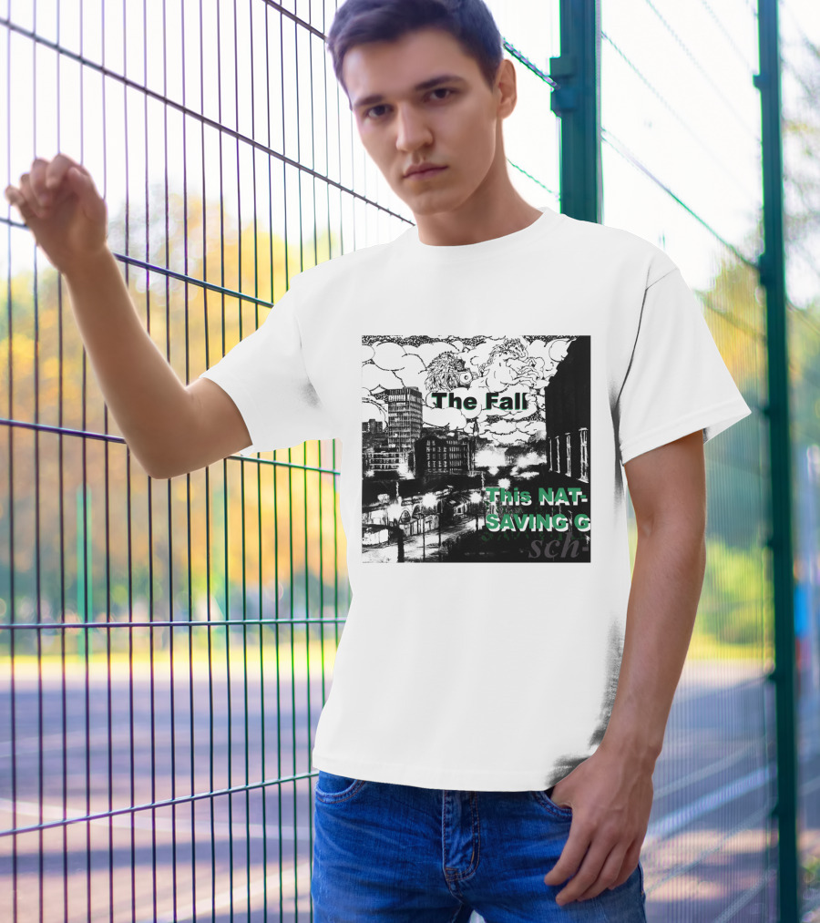 The Fall This Nation's Saving Grace Cityscape And Clouds T-Shirt