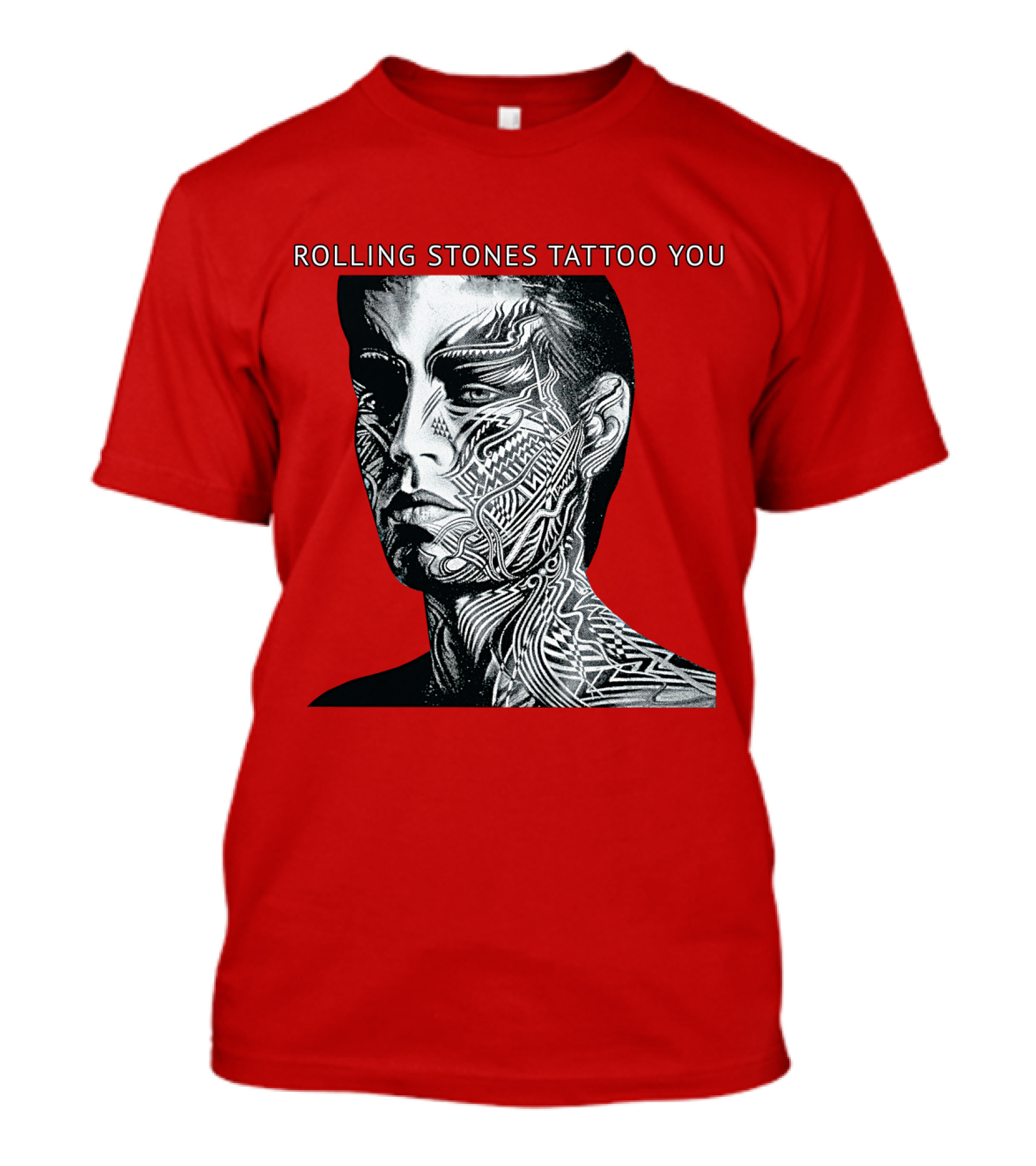 Rolling Stones Tattoo You Face Art T-Shirt