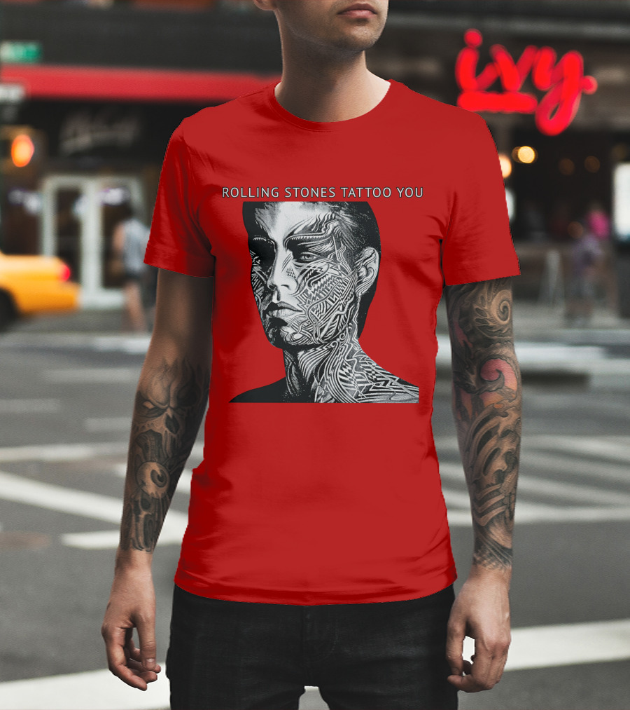 Rolling Stones Tattoo You Face Art T-Shirt