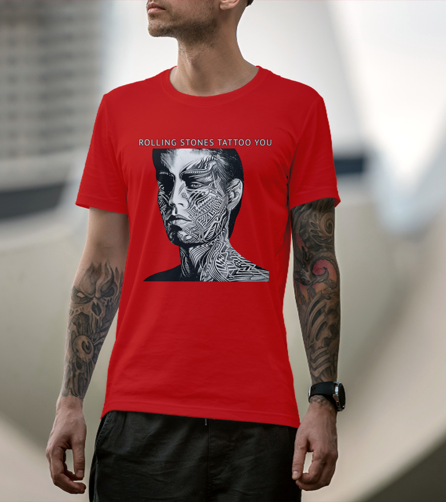 Rolling Stones Tattoo You Face Art T-Shirt
