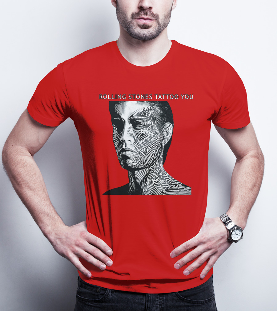 Rolling Stones Tattoo You Face Art T-Shirt