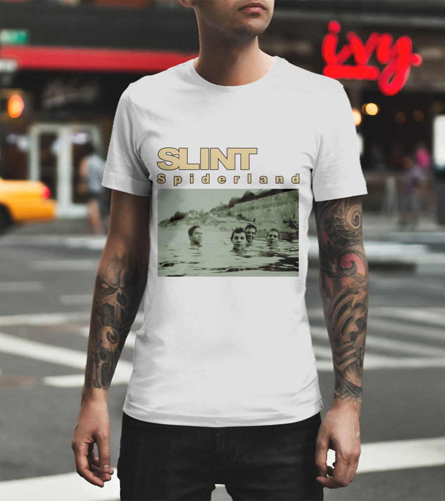 SLINT Spiderland Band Album Cover Swimming Image T-Shirt