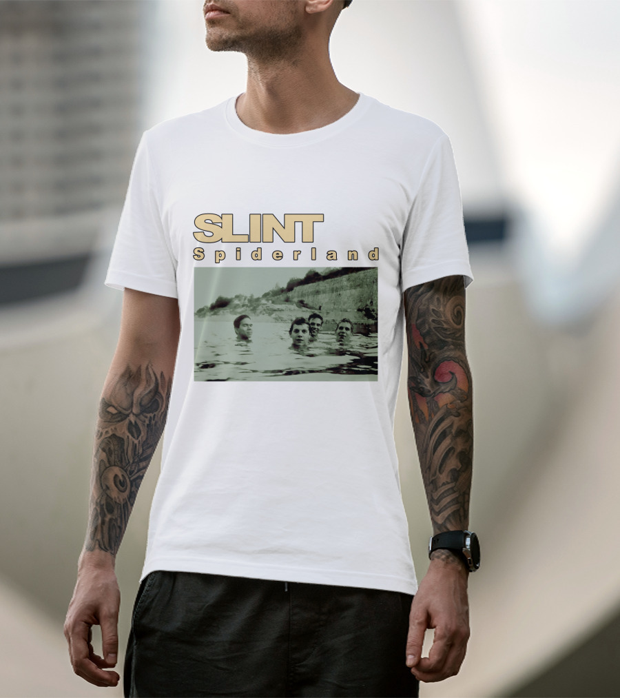 SLINT Spiderland Band Album Cover Swimming Image T-Shirt