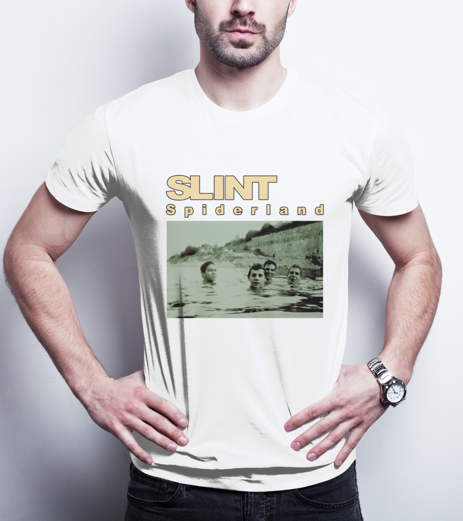 SLINT Spiderland Band Album Cover Swimming Image T-Shirt