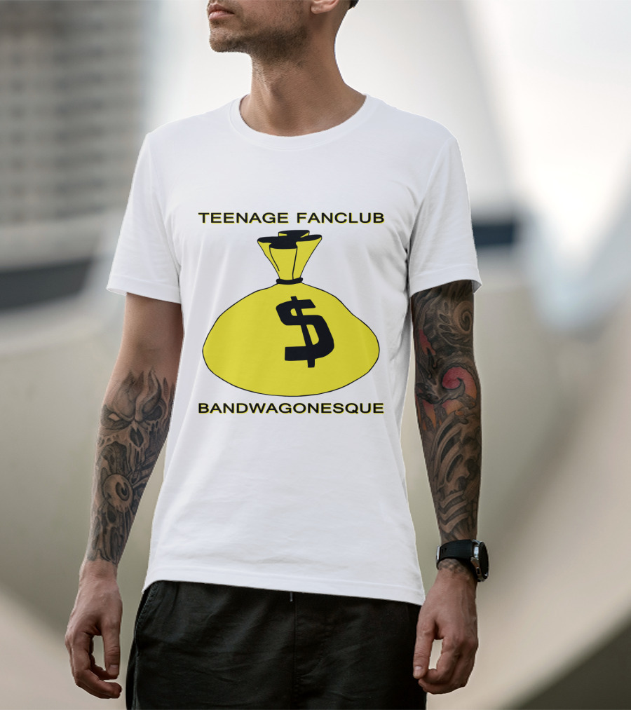 Teenage Fanclub Bandwagonesque Money Bag Icon With Dollar Sign T-Shirt