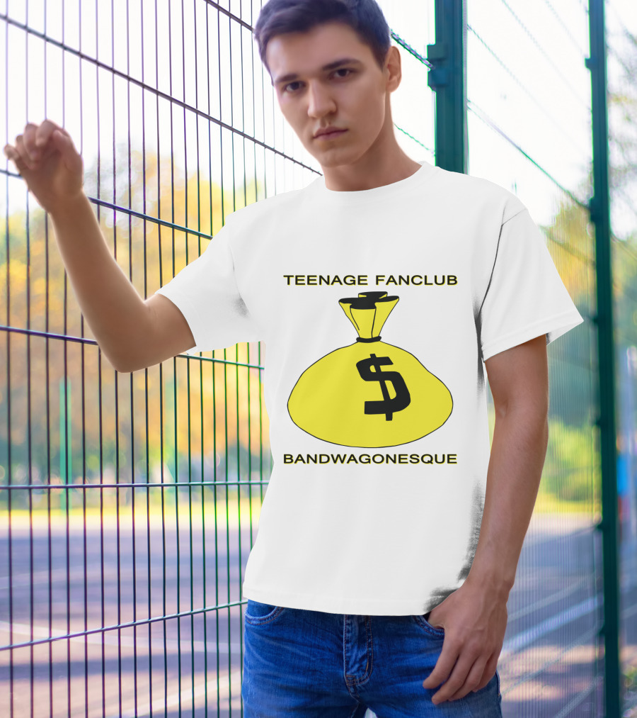 Teenage Fanclub Bandwagonesque Money Bag Icon With Dollar Sign T-Shirt