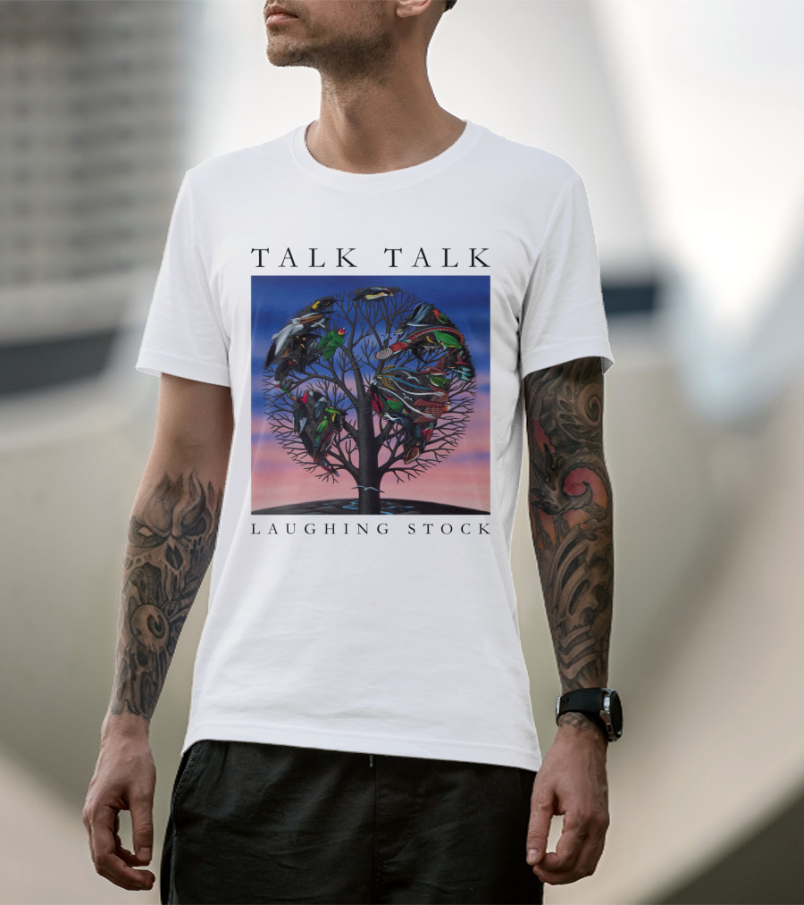 Talk Talk Laughing Stock Surreal Tree With Birds T-Shirt
