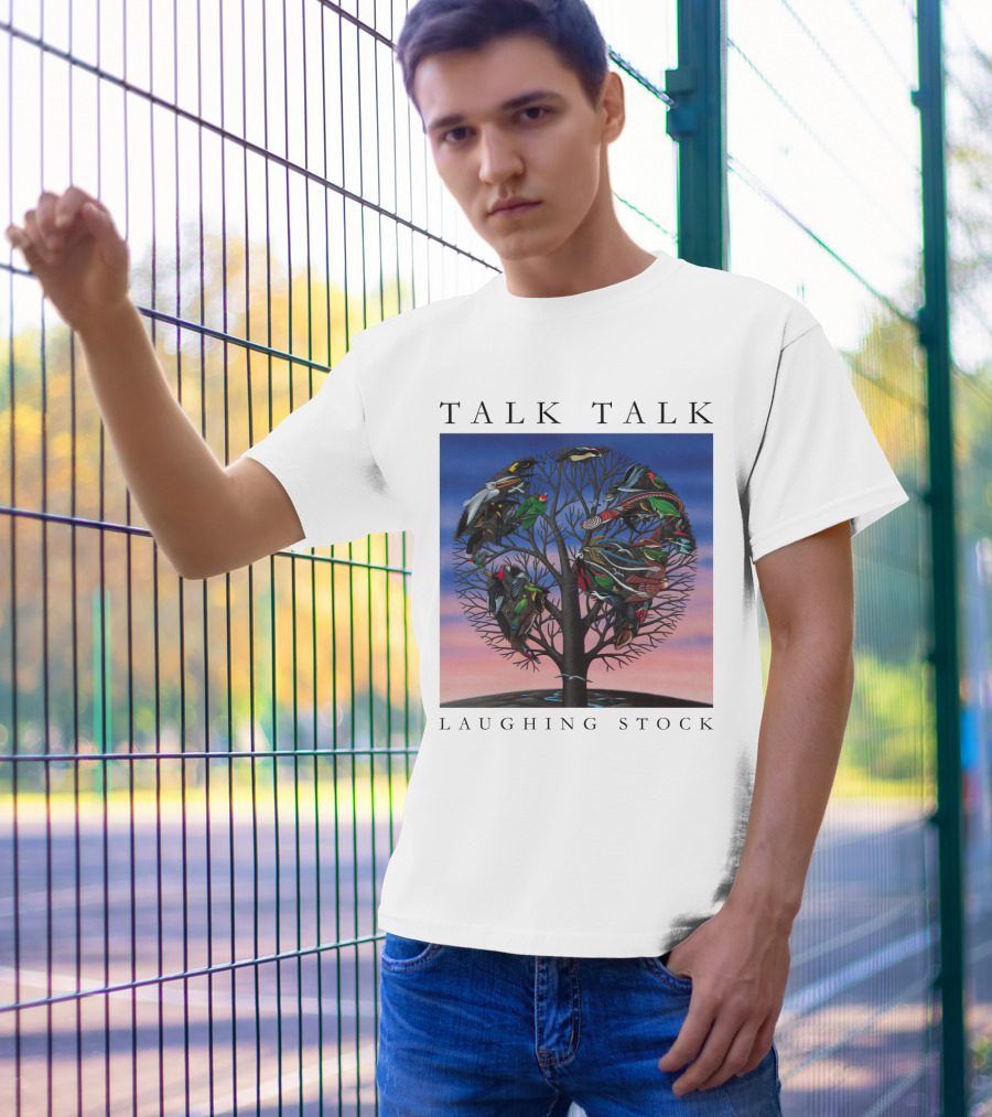 Talk Talk Laughing Stock Surreal Tree With Birds T-Shirt