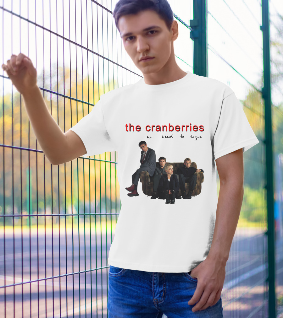 The Cranberries No Need To Argue Album Cover Sofa Band Members T-Shirt