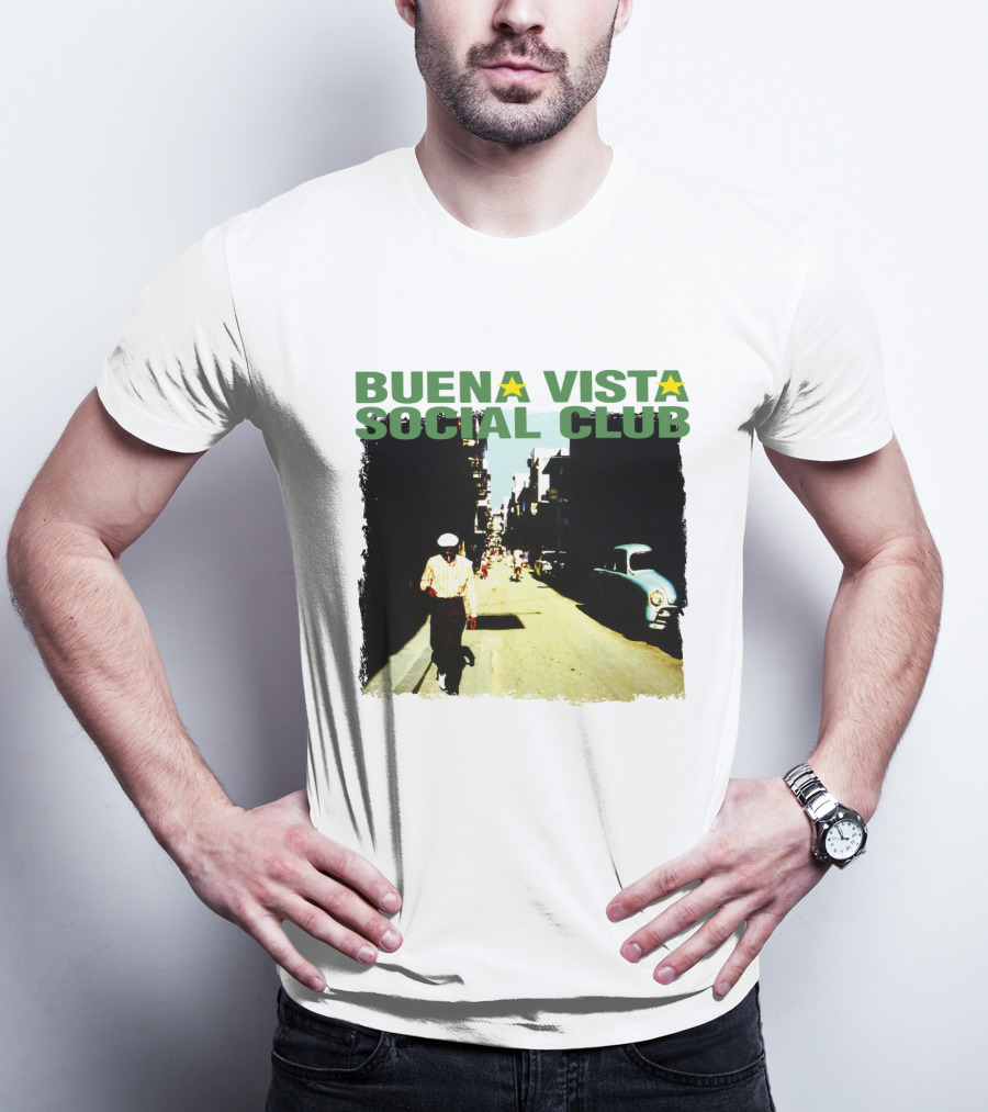 Buena Vista Social Club Vintage Havana Street Scene T-Shirt