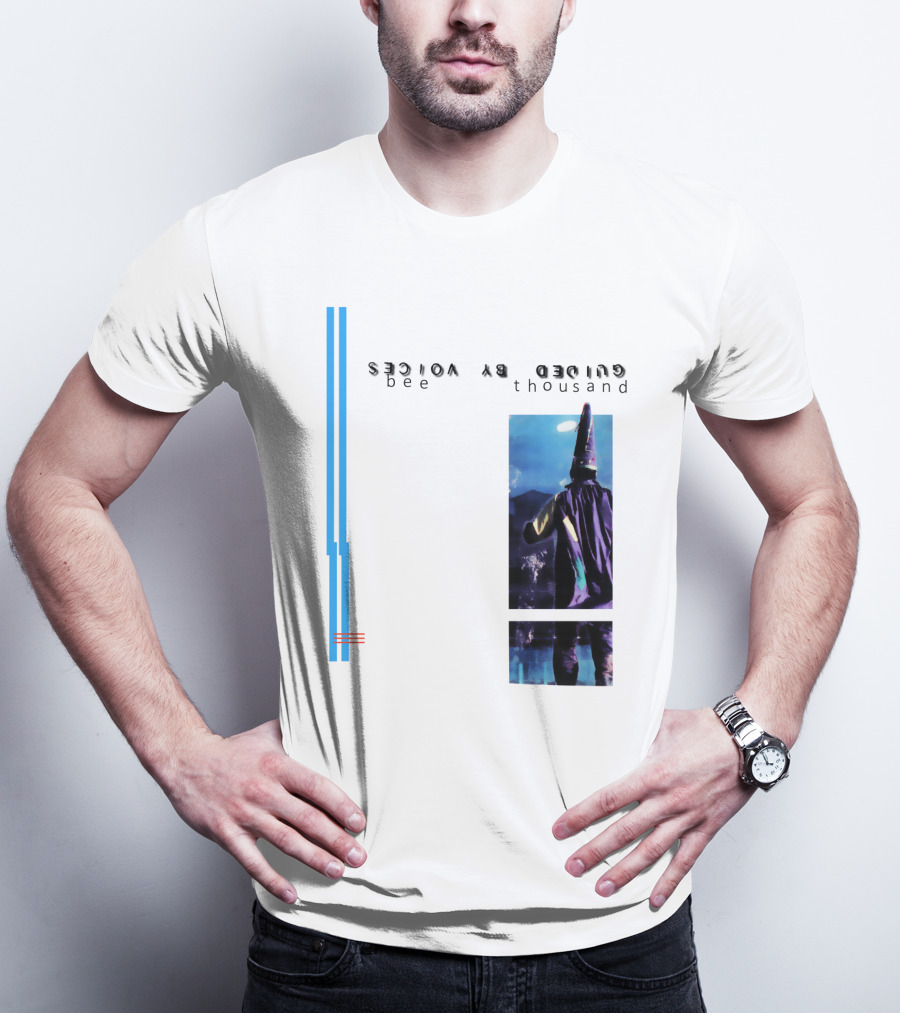 Guided By Voices Bee Thousand Wizard Reflection Retro Album Cover T-Shirt