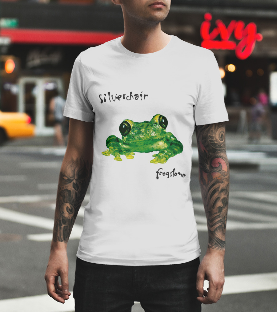 Silverchair Frogstomp Frog Green Eyes T-Shirt