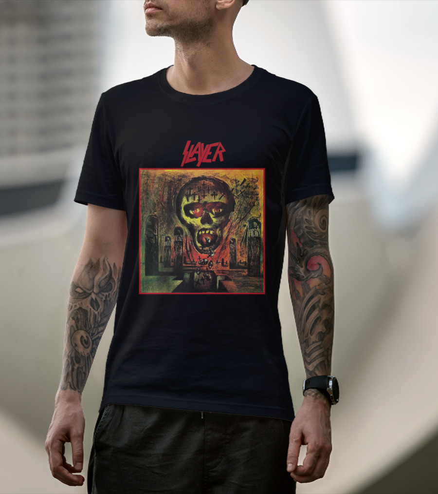 Slayer Seasons In The Abyss Skull T-Shirt