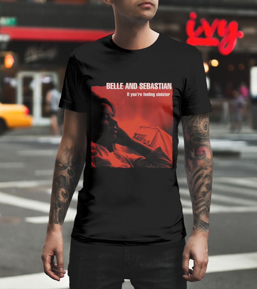 Belle And Sebastian If You're Feeling Sinister Album Cover Red Tone T-Shirt