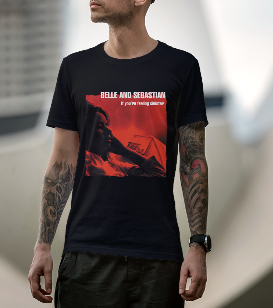 Belle And Sebastian If You're Feeling Sinister Album Cover Red Tone T-Shirt