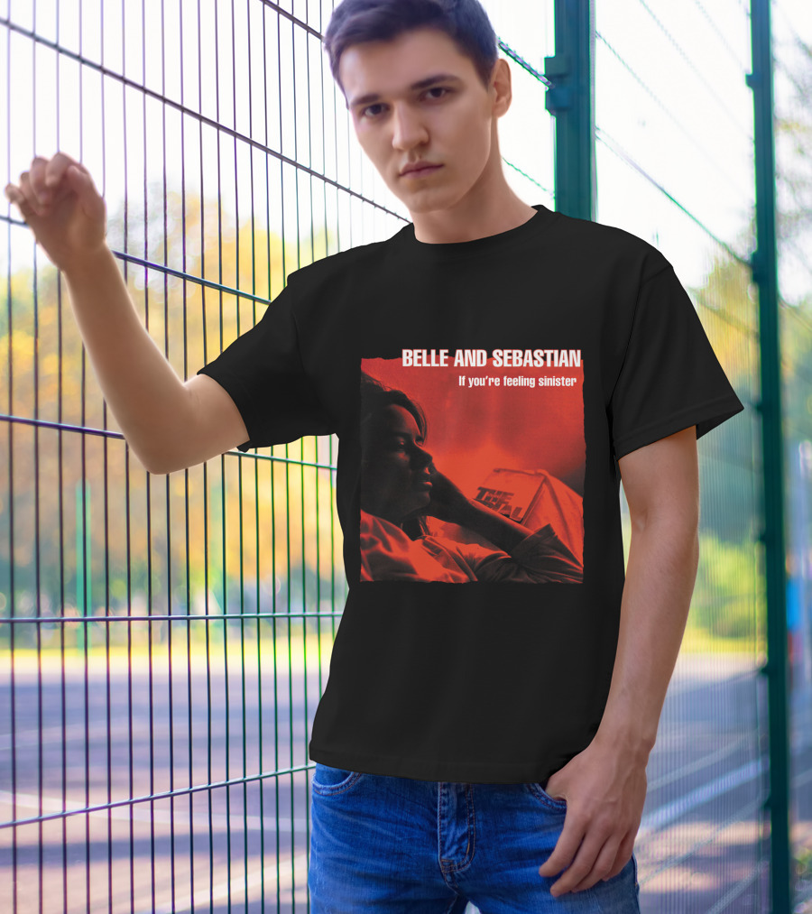Belle And Sebastian If You're Feeling Sinister Album Cover Red Tone T-Shirt