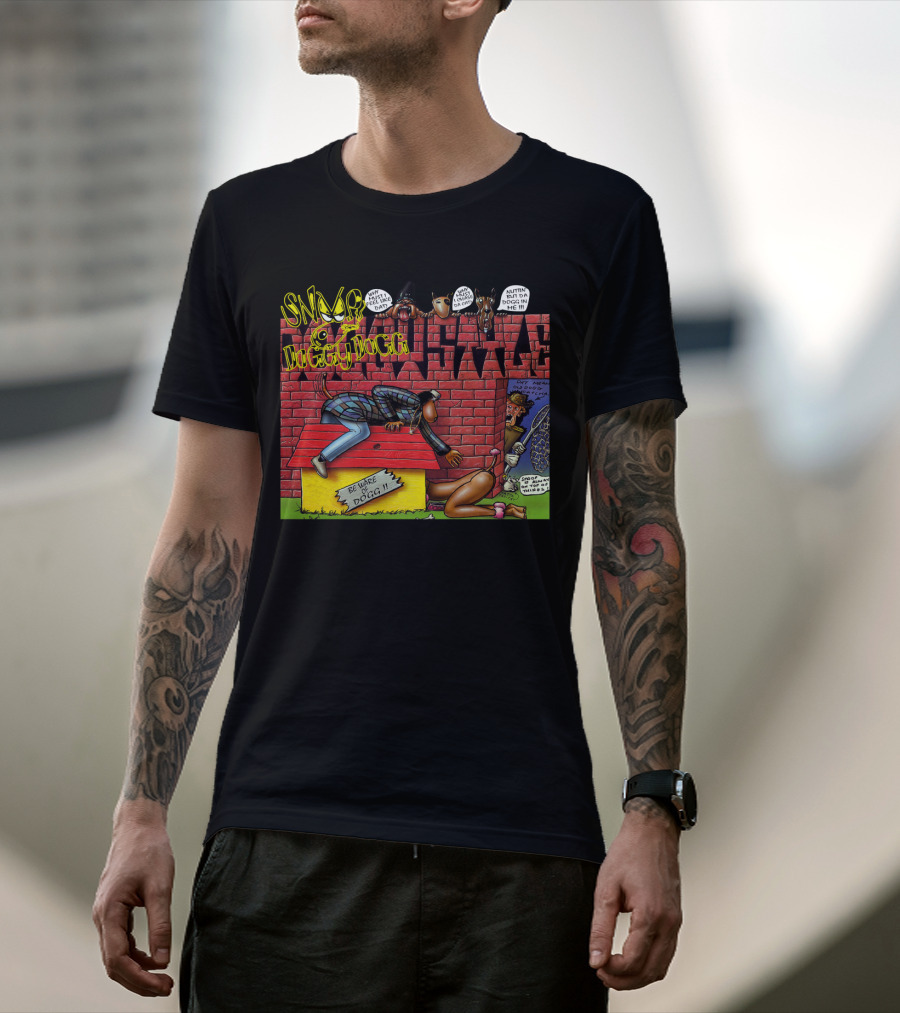 Snoop Doggy Dogg Doggystyle Album Cover Comic Be Ware Of Dogg 1993 T-Shirt