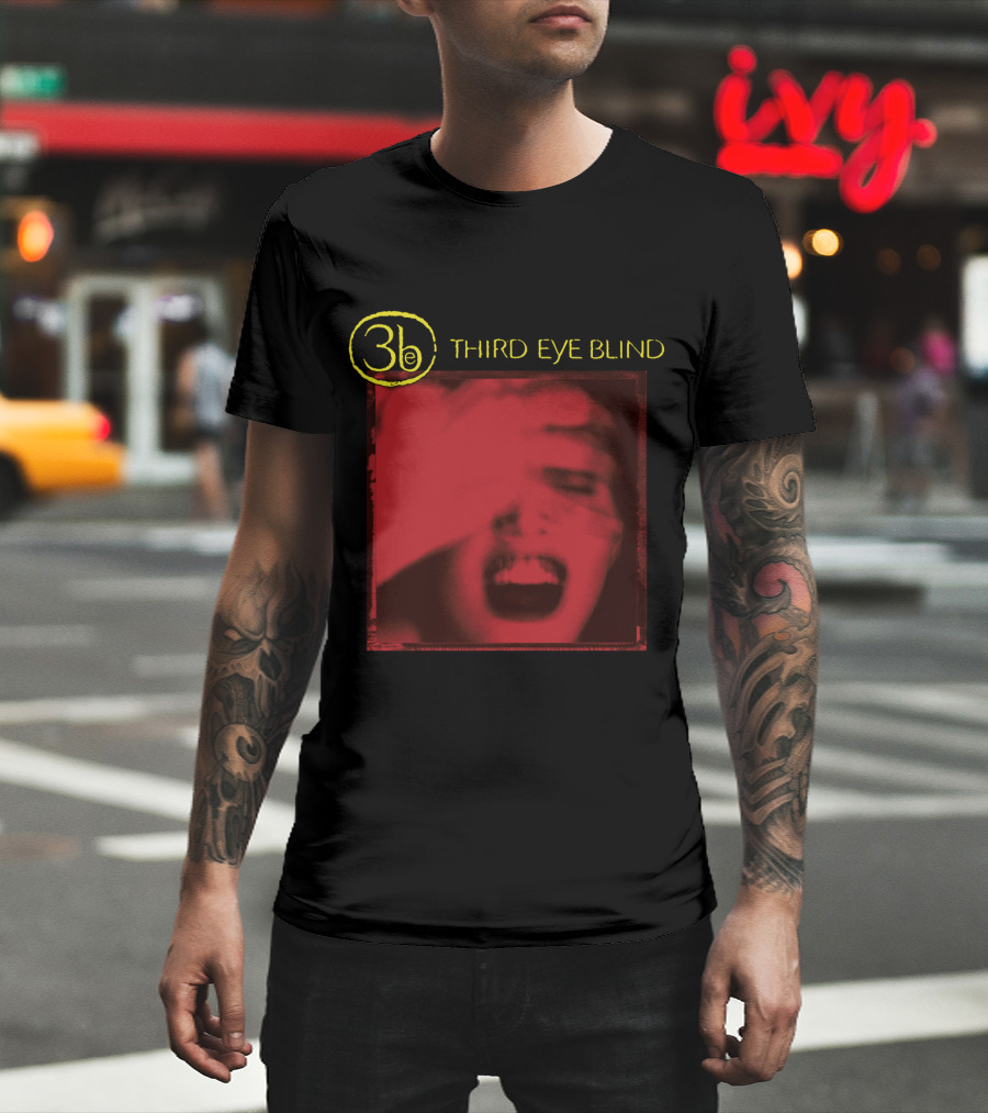 3eb Third Eye Blind Red Portrait Iconic Album Cover T-Shirt